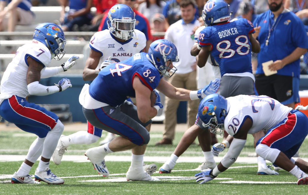Notebook: Tight ends and H-backs not extinct in KU’s Air Raid | News ...